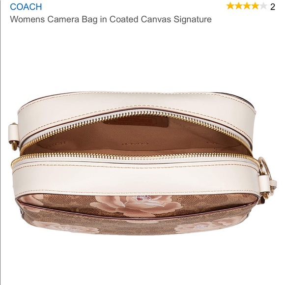 Coach | Bags | Coach Rose Monogram Camera Crossbody Bag | Poshmark